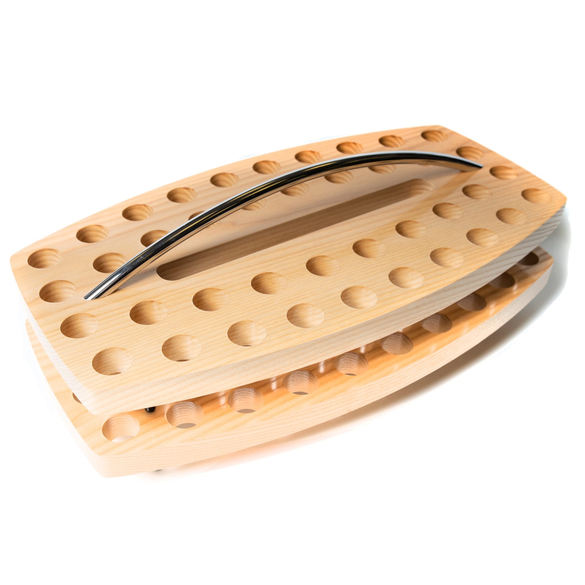 Ash Curved Stacking Communion Tray | Grace Church Supplies