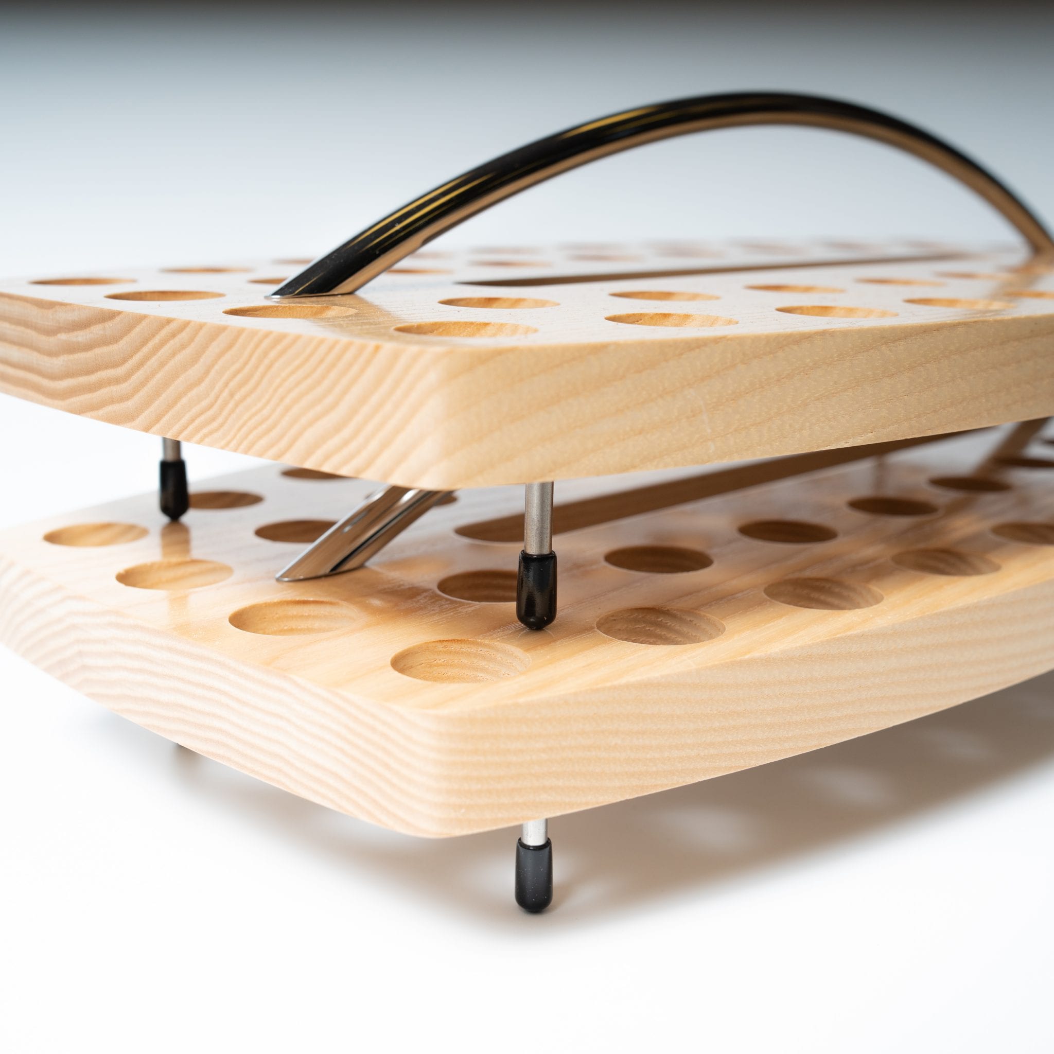 Ash Curved Stacking Communion Tray | Grace Church Supplies