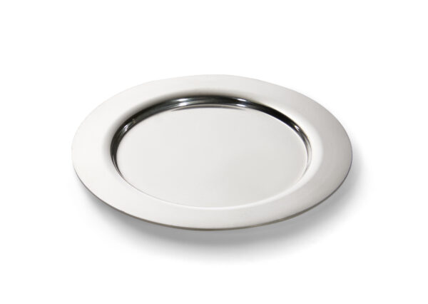 Pewter Paten for Portable Sets - Bread Plate | Grace Church Supplies