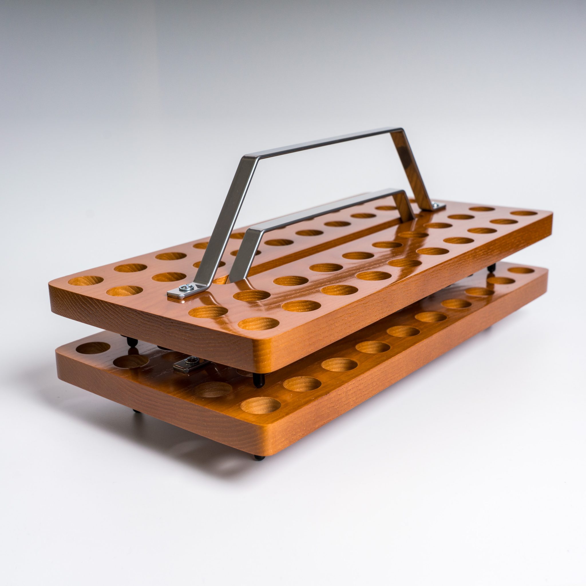 Solid Walnut Communion Trays | Grace Church Supplies