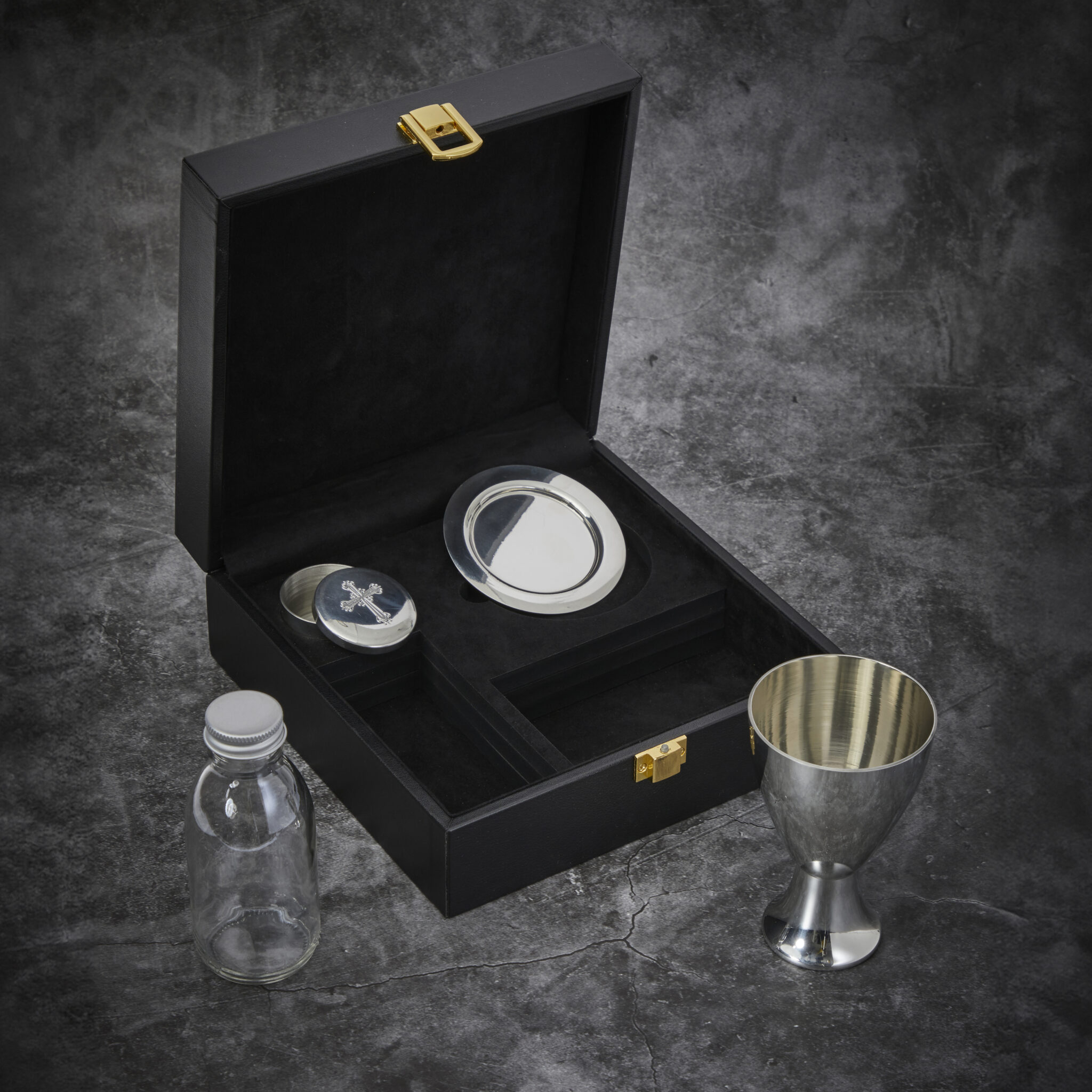 Portable Pewter Communion Sets | Grace Church Supplies