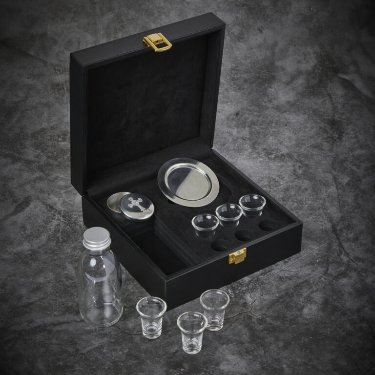 Portable Pewter Communion Sets | Grace Church Supplies