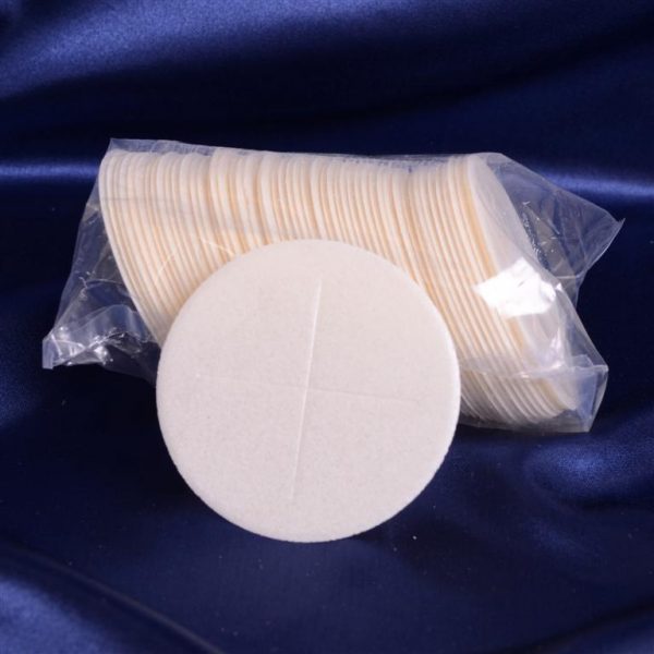 1200 Communion Wafers - 1 1/8 Single Cross Sealed Edge Church Altar ...